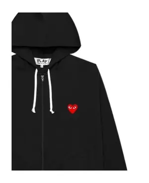 Comme Des Garçons Logo Hooded Sweater