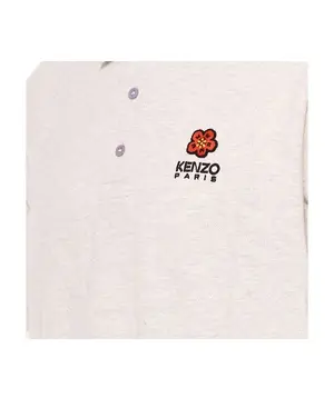Kenzo Logo Embroidered Short-sleeved Polo Shirt