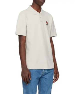 Kenzo Logo Embroidered Short-sleeved Polo Shirt