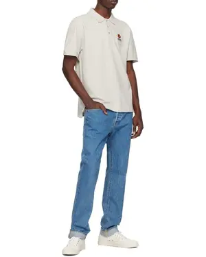 Kenzo Logo Embroidered Short-sleeved Polo Shirt