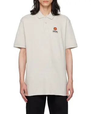 Kenzo Logo Embroidered Short-sleeved Polo Shirt