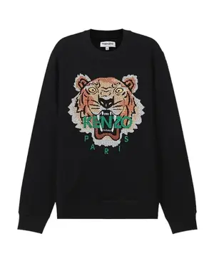 Kenzo Round Collar Long Sleeve Sweater