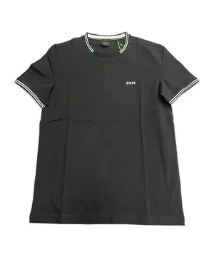 Hugo Boss Logo Printed Crewneck T-shirt - Black