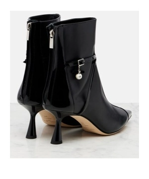 JIMMY CHOO Leather Ankle Boots