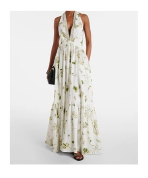 Camilla Embellished Cotton Maxi Dress