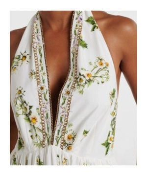 Camilla Embellished Cotton Maxi Dress