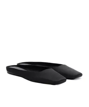 Staud Otto Satin Mules - Black