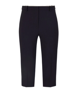 Elisabetta Franchi Cropped Satin-trim Trousers