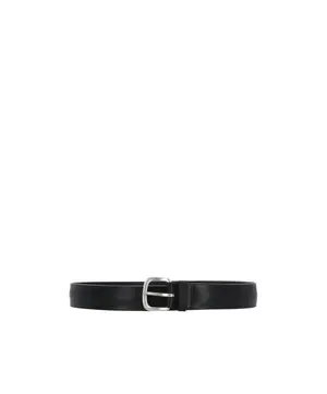 Orciani Geometric Buckle Belt - Black