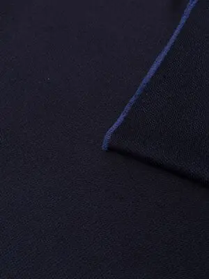 Emporio Armani Logo Embroidered Scarf