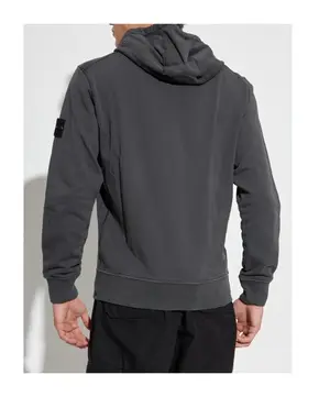 Stone Island Logo Patch Drawstring Hoodie