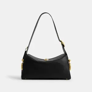 COACH Turnlock Haversack Bag - Brass/black