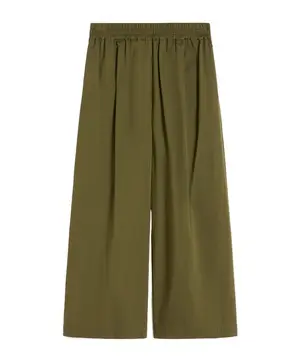 Max Mara Elasticated-waistband Trousers - Green