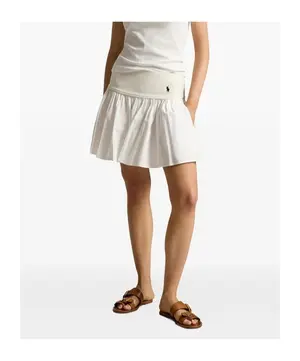 Polo Ralph Lauren Lila Pleated A-line Skirt