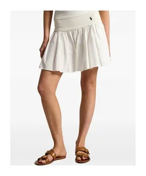 Polo Ralph Lauren Lila Pleated A-line Skirt