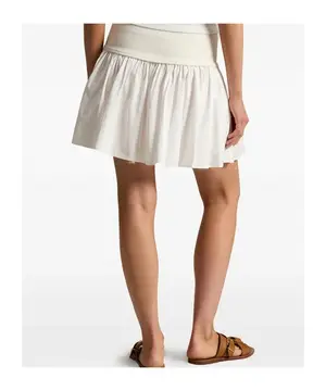 Polo Ralph Lauren Lila Pleated A-line Skirt