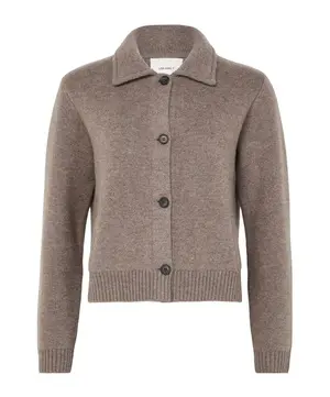 LISA YANG Lynna Cashmere Cardigan - Gray