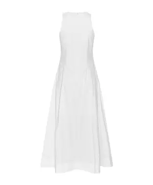 ROTATE BY BIRGER CHRISTENSEN Sleeveless Flower Midi Dress