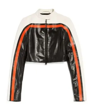 Balenciaga Bodies Fitted Biker Jacket - Black