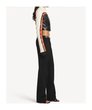 Balenciaga Bodies Fitted Biker Jacket