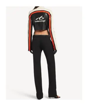 Balenciaga Bodies Fitted Biker Jacket