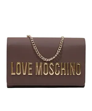 Moschino Chain Shoulder Bag - Brown