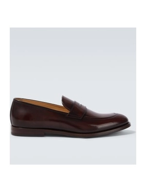Brunello Cucinelli Leather Penny Loafers