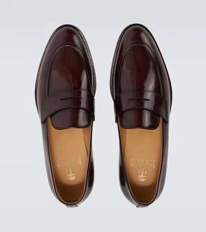 Brunello Cucinelli Leather Penny Loafers