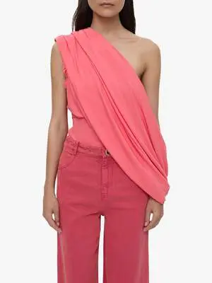 Christopher Esber Aiba Draped Jersey Tee