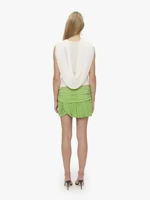 Christopher Esber Beach Glass Bubble Mini Skirt - Green