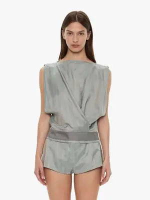 Christopher Esber Fluid Tailored Top - Grey