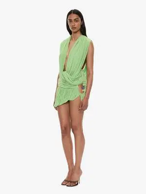 Christopher Esber Ripple Drape Top - Green
