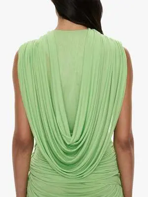 Christopher Esber Ripple Drape Top - Green