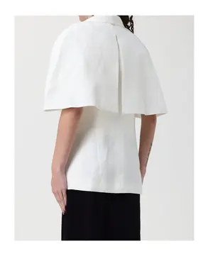 TWINSET Notched Cape Jacket
