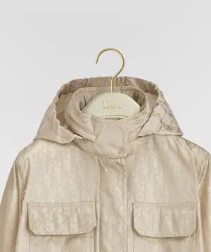 Dior Hooded Safari Jacket With Drawstring Waist