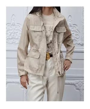 Dior Hooded Safari Jacket With Drawstring Waist