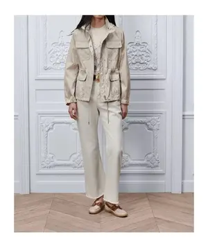 Dior Hooded Safari Jacket With Drawstring Waist