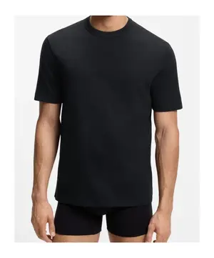 Hugo Boss Three-pack Of Crew-neck T-shirts In Cotton