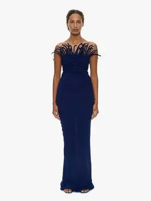 Christopher Esber Aira Corded Silk Maxi Dress