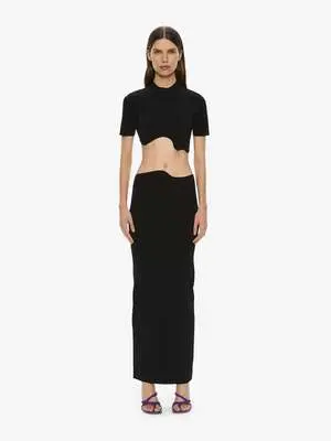 Christopher Esber Maparadita Sculpted Knit Top - Black