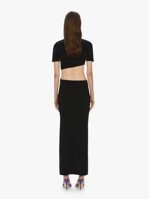 Christopher Esber Maparadita Sculpted Knit Top - Black