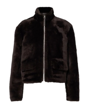 Proenza Schouler White Label Scarlett Shearling Jacket - Black