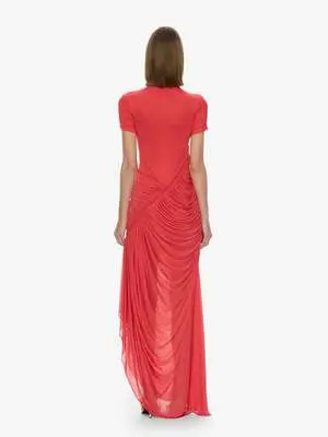 Christopher Esber Fusion Ruched Ripple Dress - Pink