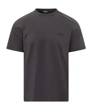Zegna Short-sleeved T-shirt - Black