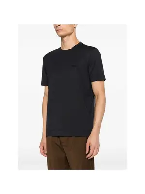 Zegna Short Sleeved Crewneck T-shirt