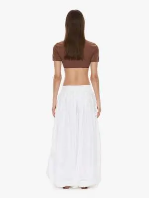 Christopher Esber Drift Tapered Trouser In Cotton - White