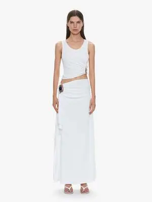 Christopher Esber Droplet Crystal Ruched Tank