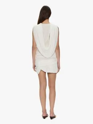 Christopher Esber Beach Glass Bubble Mini Skirt - White