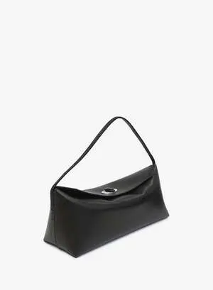 Christopher Esber Doba Quartz Turnlock Shoulder Bag - Black