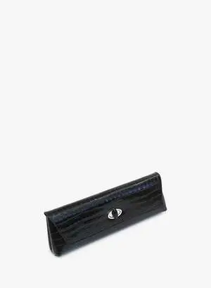 Christopher Esber Buki Embossed Clutch - Black